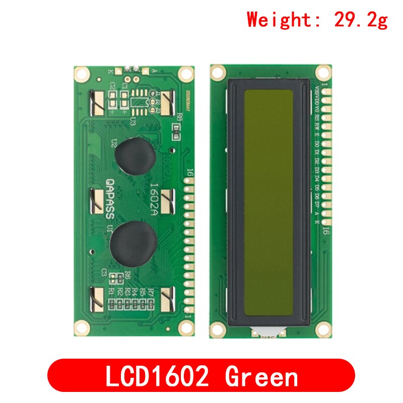 LCD module Blue Green screen IIC/I2C 1602 for arduino 1602 LCD UNO r3 ... LCD module Blue Green screen IIC/I2C 1602 for arduino 1602 LCD UNO r3 ...