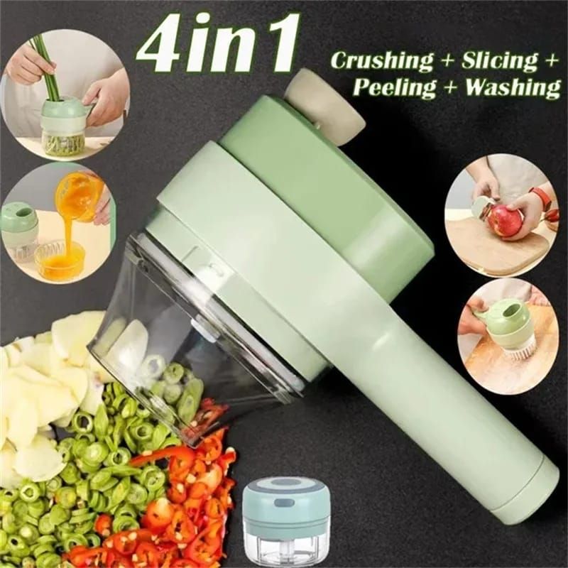 4in1 Cyclone Electric Rechargeable Handheld Crusher Chopper | Daraz.lk