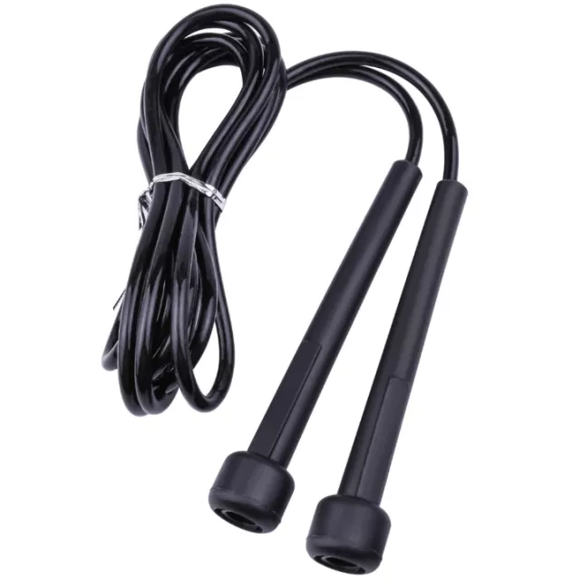 WORKOUT PVC SKIPPING ROPE CHEAP BLACK ROPE | Daraz.lk