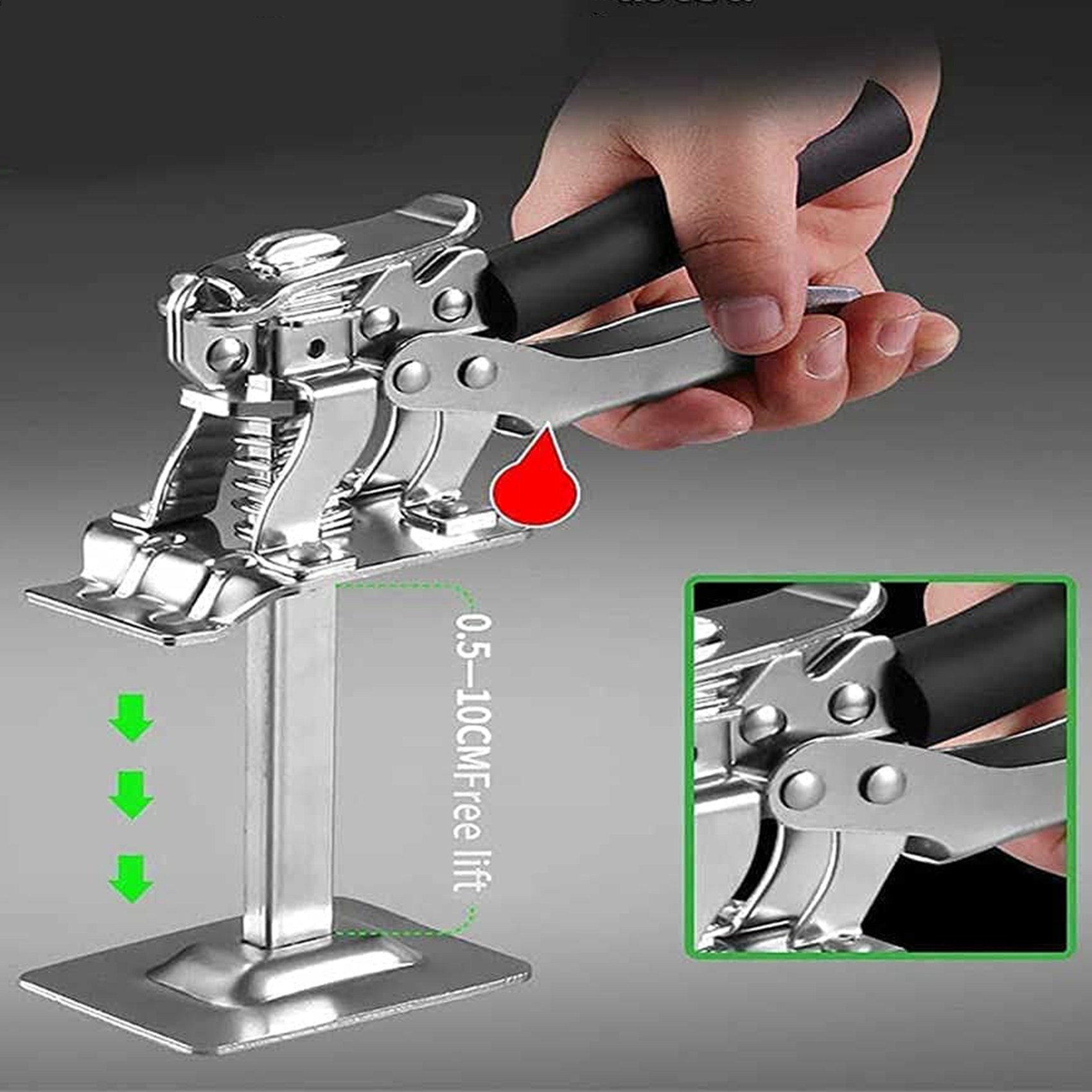 SRIWEN Tile Height Adjuster, Manual Lift Locator, Wall Tile Leveler ...