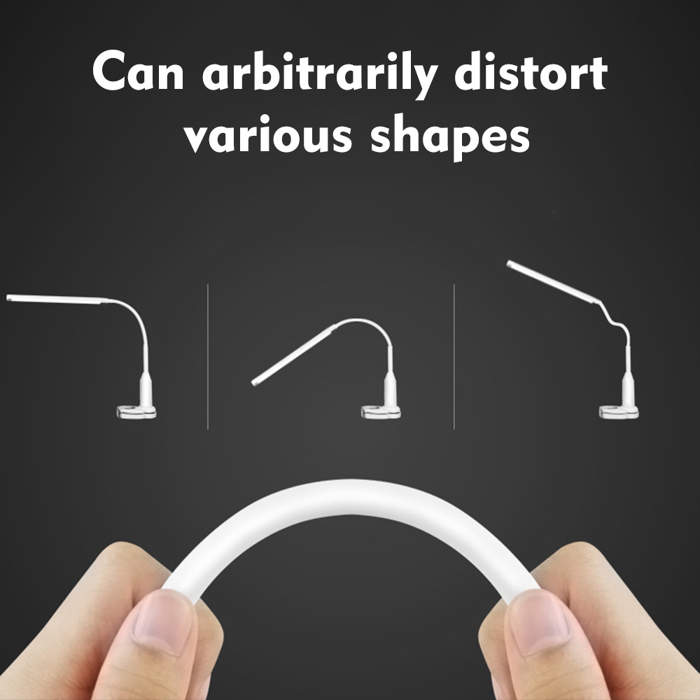 24 LEDs Clamp Clip Light Table Lamp Eye Protec-tion Stepless Dimmable ...