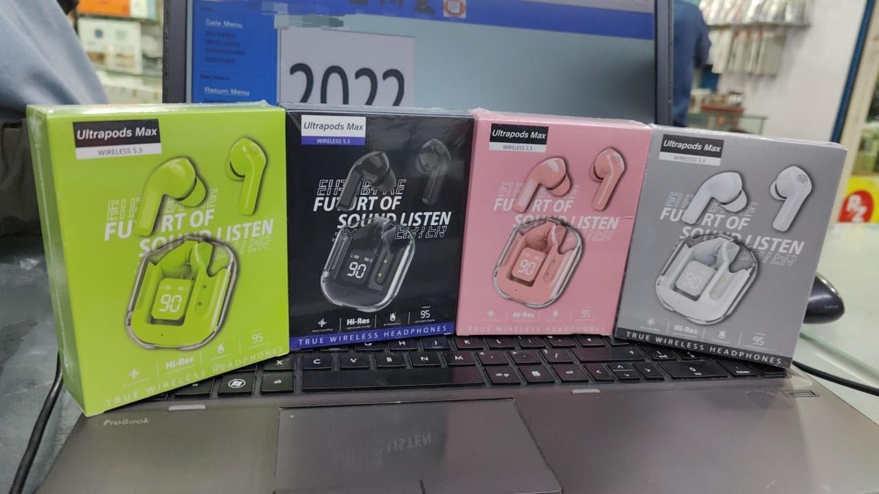 Crystal Ultrapods Pro Tws Wireless Earbuds Ultra pods Pro Tws Bluetooth ...