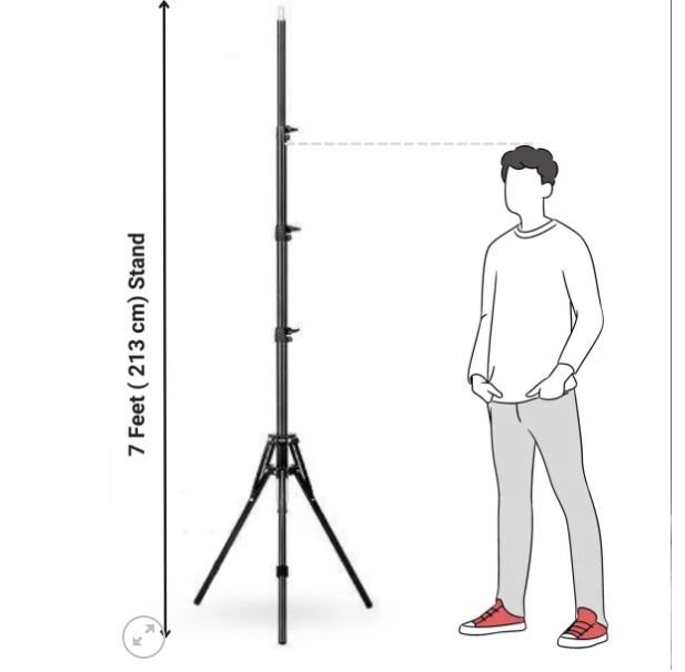 Buy 7Ft Tripod New DK 3888 Bluetooth Tripod + Portable Tripod Al