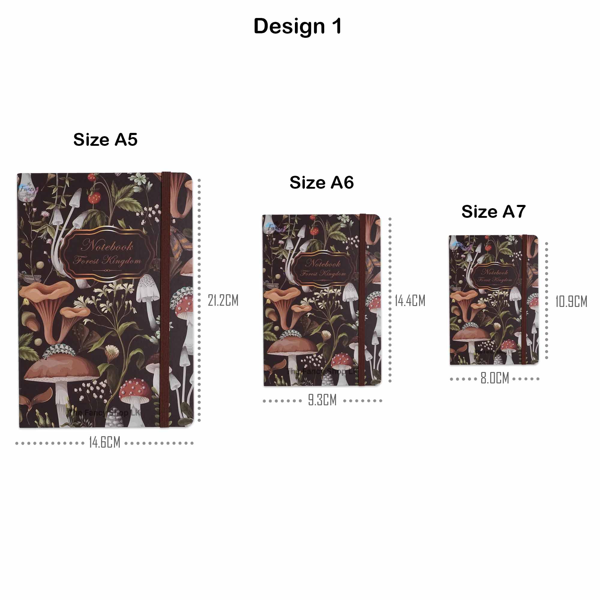 Fashion Notebook Hardcover A5 A6 A7 Autograph Diary Forest Kingdom ...