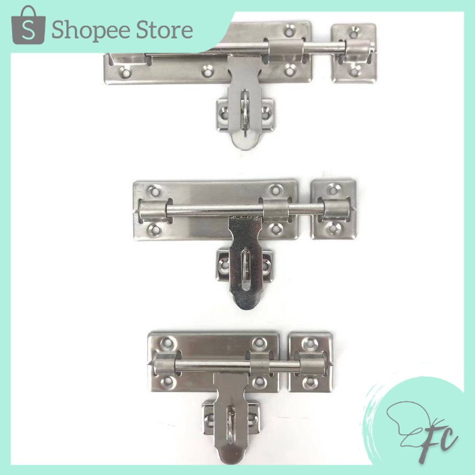 Latch Lock / 6" Latch Lock / Stainless Steel Lock / 6 inch Door Lock ...