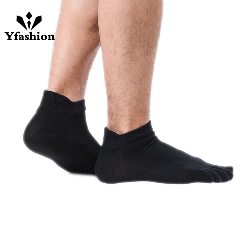 Men Toe Socks Cotton Breathable Five Five Finger Split-toed Socks For ...