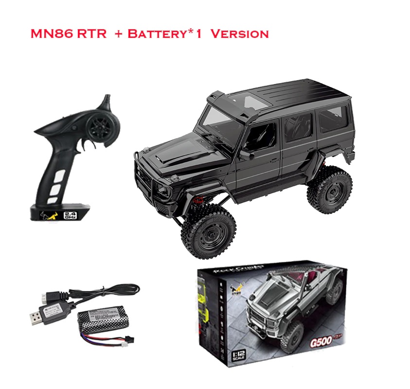 MN RTR Car MN86 1:12 2.4G 4WD Unassembled G500 230MM Wheelbase Crawler ...