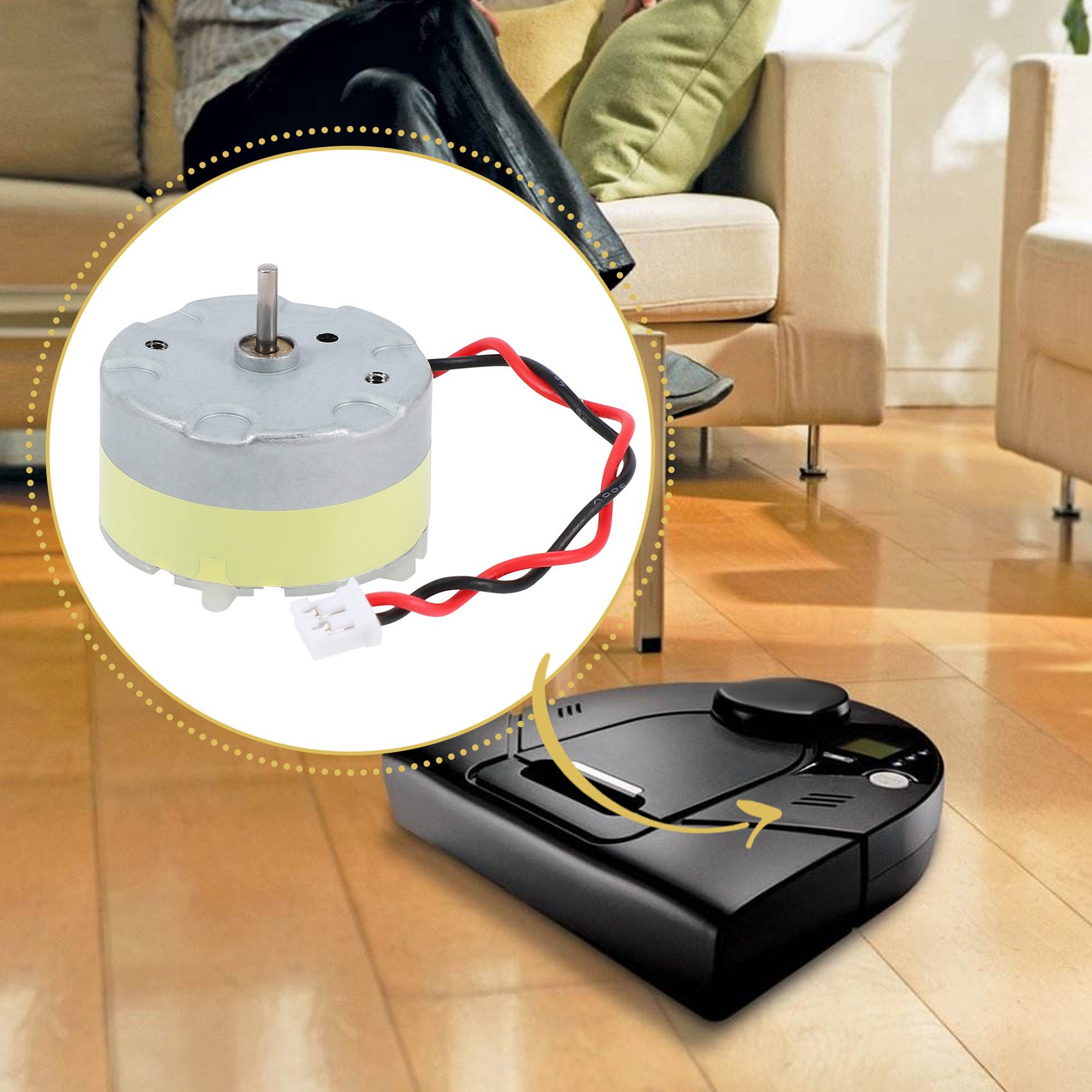 1Pcs Replacement Lidar Motor with Cable for XV | Daraz.lk