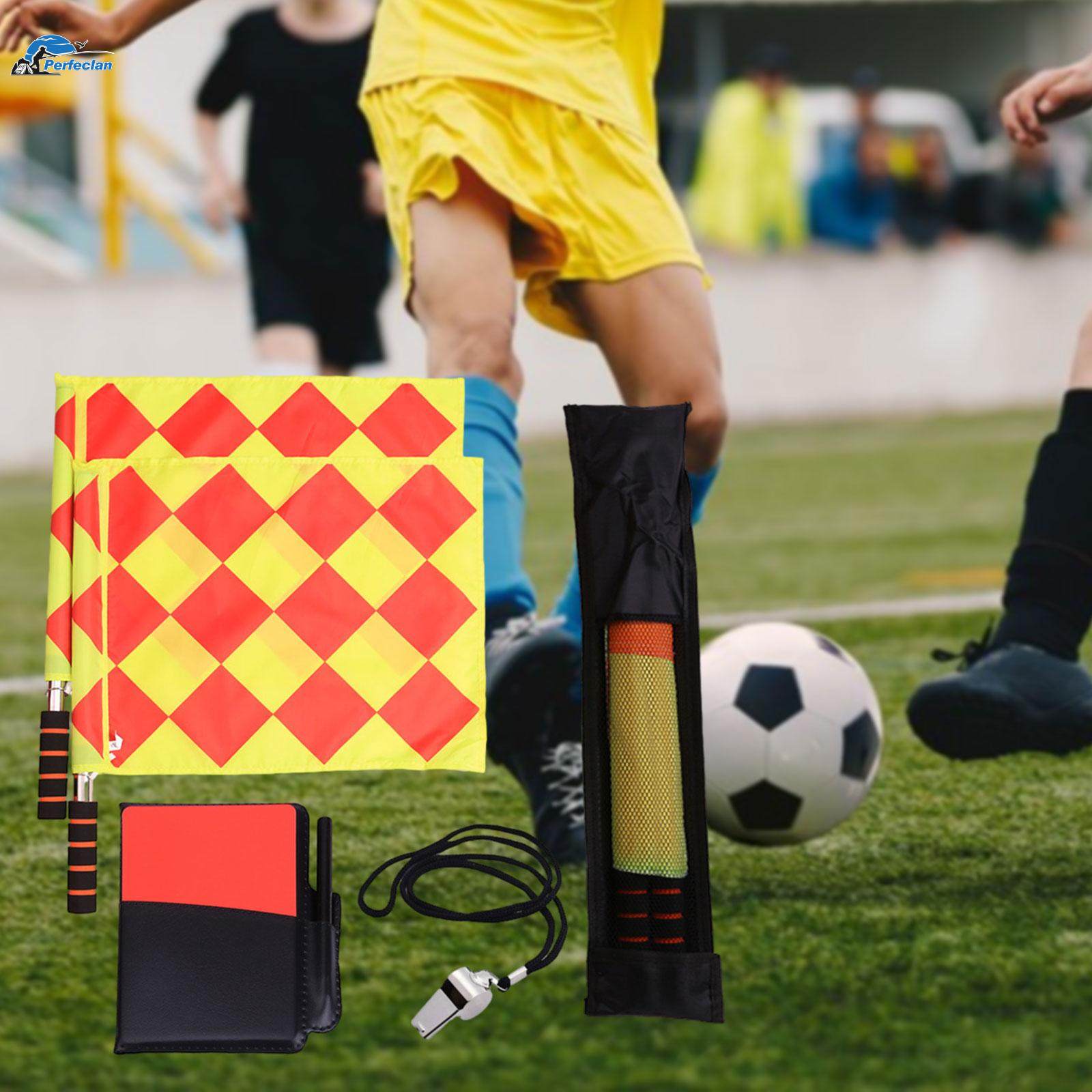 Soccer Referee Flags for Hockey Training Outdoor Sports Volleyball ...