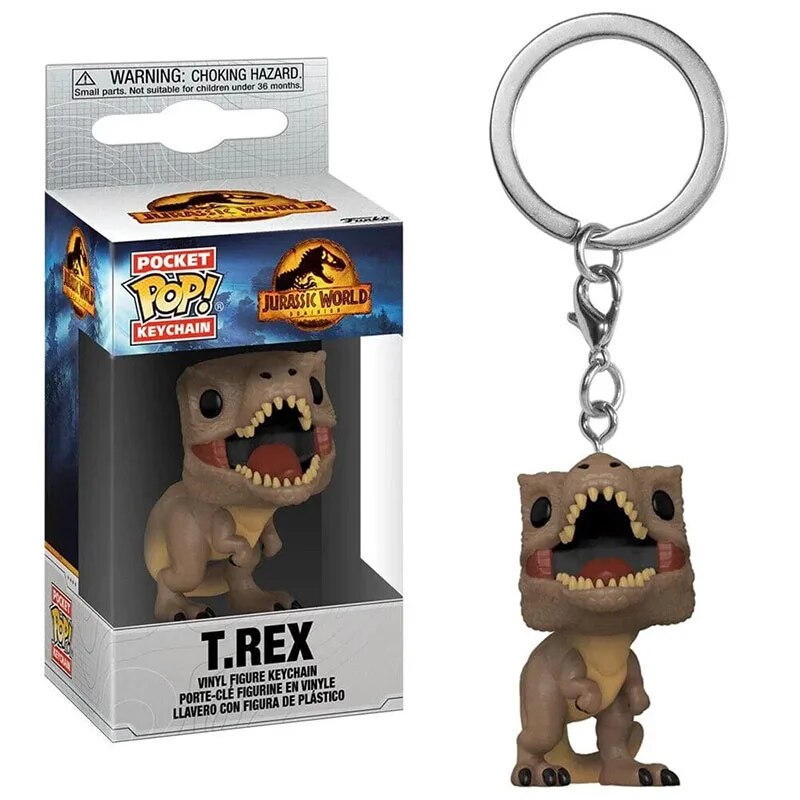 funko pop keychain FUNKO POP Keychain Toy Jurassic World T.REX ...