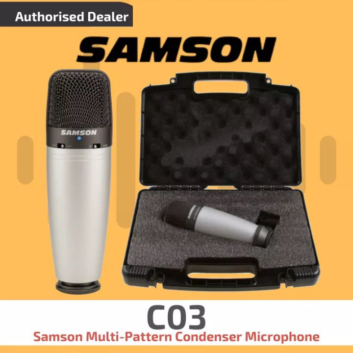 Samson C03 Large-Diaphragm Cardioid Studio Condenser Microphone | Daraz.lk