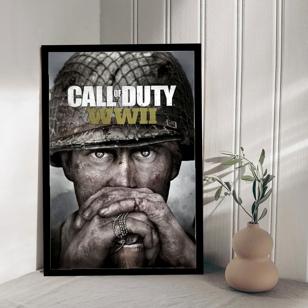 A4 Sized Poster Call of Duty COD Gaming Wall Posters PVC Framed Wall Decors | Daraz.lk