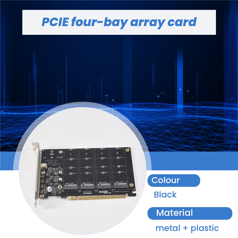 4 Port NVMe to PCIE Adapter Card M.2 NVME to PCIe X16 Adapter | Daraz.lk