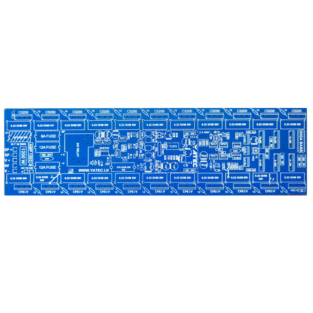 YATEC amp1202 Mono 1200W audio Power amplifier PCB with speaker ...