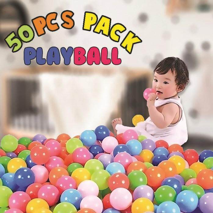 50pcs Ocean Ball Superior Toy Play Ball Baby Kid Swim Fun Colorful Soft ...