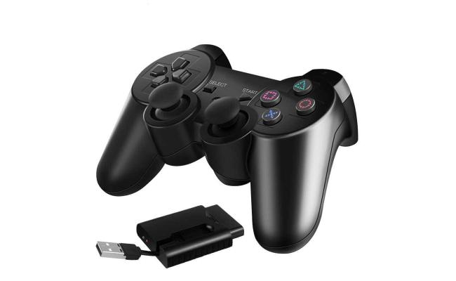 6 in 1 USB 2.4G Wireless Gamepad - Gaming Controller Analog Joystick ...