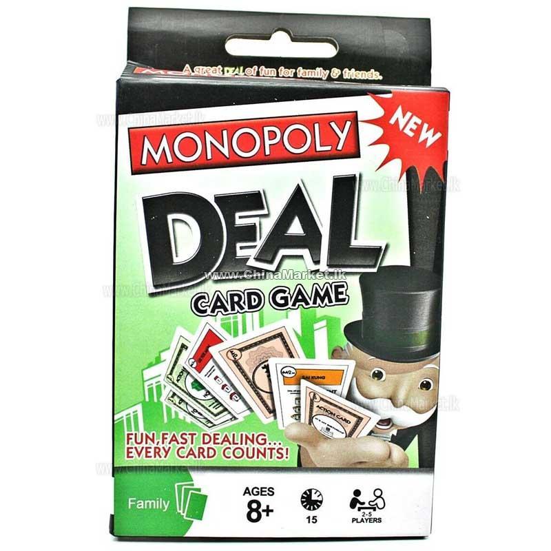 MONOPOLY Deal Card Game, Quick-Playing Card Game for 2-5 Players, Game ...