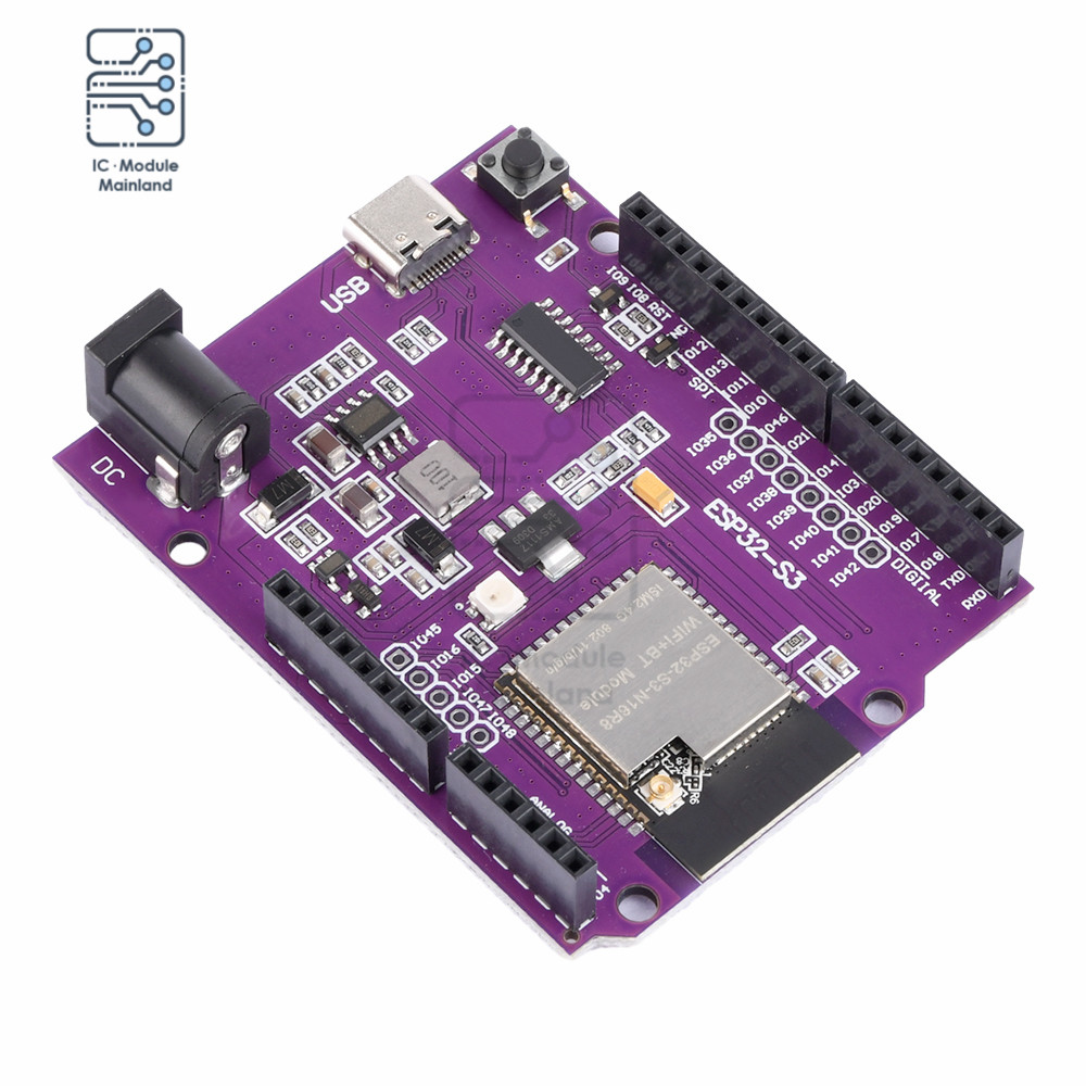 Esp32-S3 Uno Development Board On-Board Wroom-1-N8r2/n16r8 Module Compatible Devkitc-1 Type-C ...