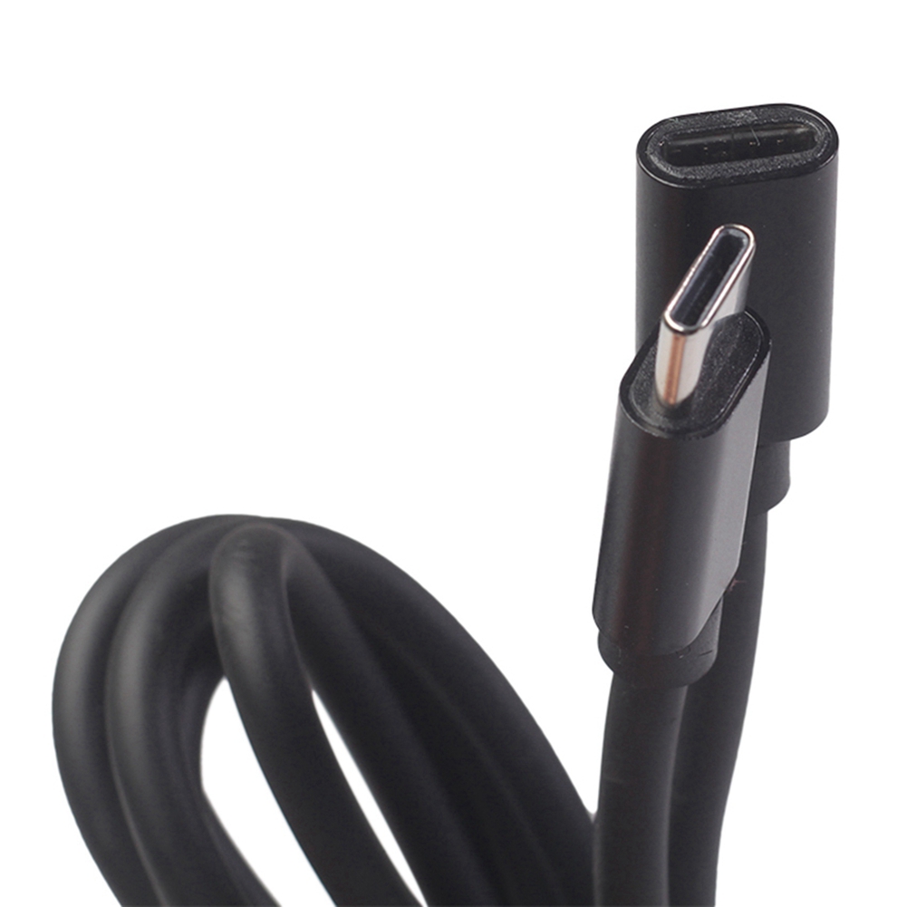 2X 1.5M USB C Type-C Male to Female Extension Cable Type-C Interface to ...