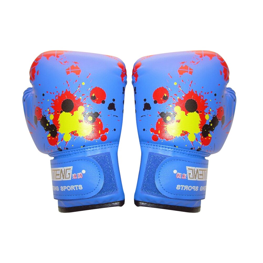 1 Pair Children Boxing Gloves Workout Exercise Training PU Leather ...