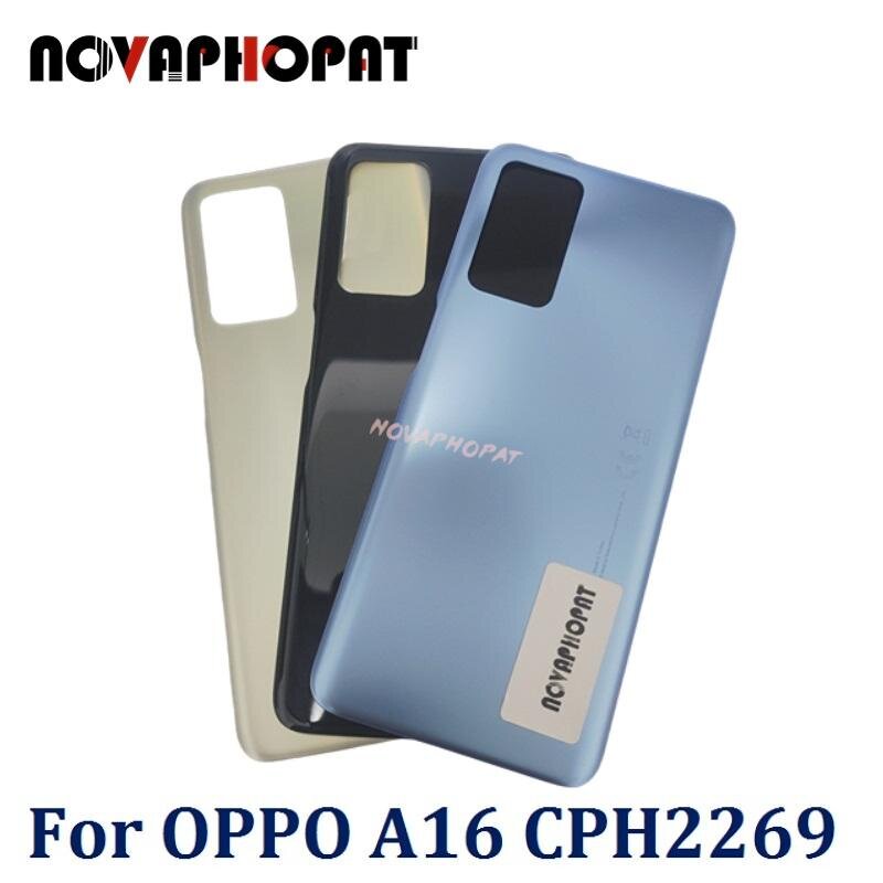 Novaphopat For Oppo A16 / A16s / A54s CPH2269 Battery Door Cover Rear ...