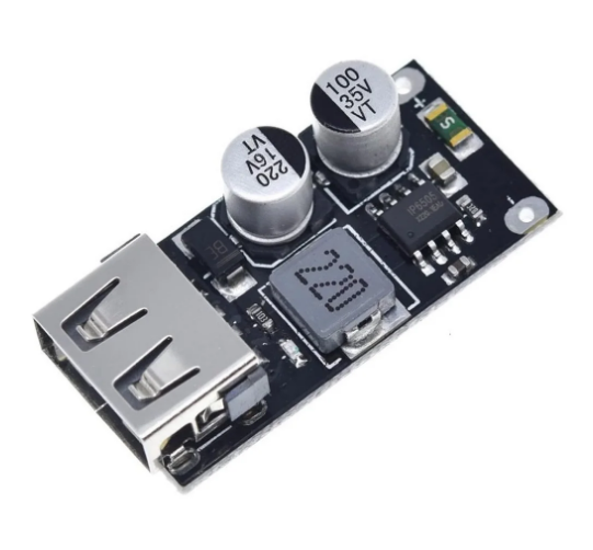 USB QC3.0 QC2.0 USB DC-DC Buck Converter Charging Step Down Module 6-32V 9V 12V 24V to Fast ...
