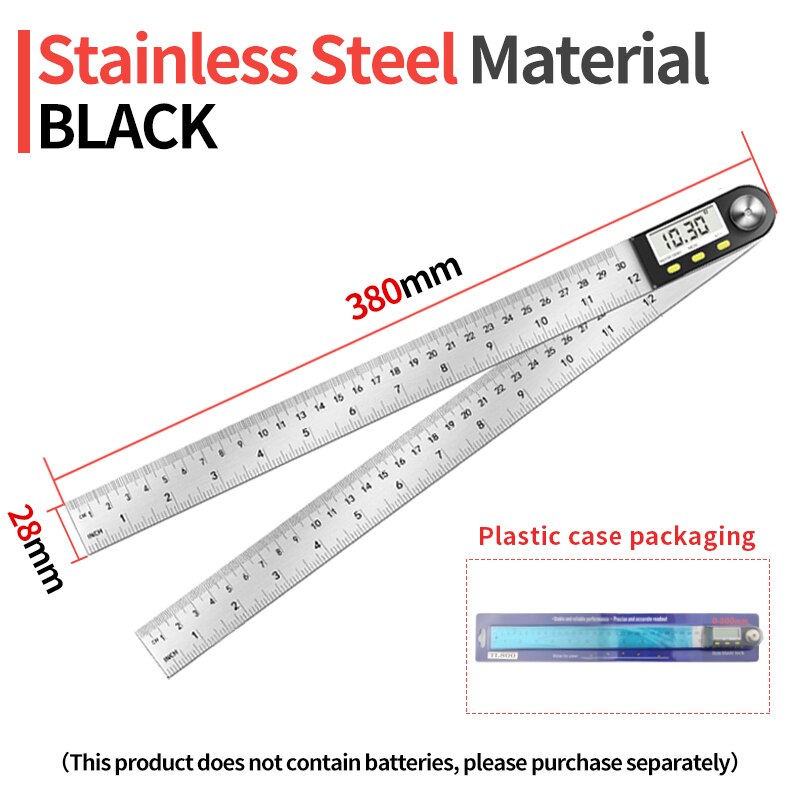 Goniometer Electronic Protractor Digital Gauge Angle Measurement Tool ...