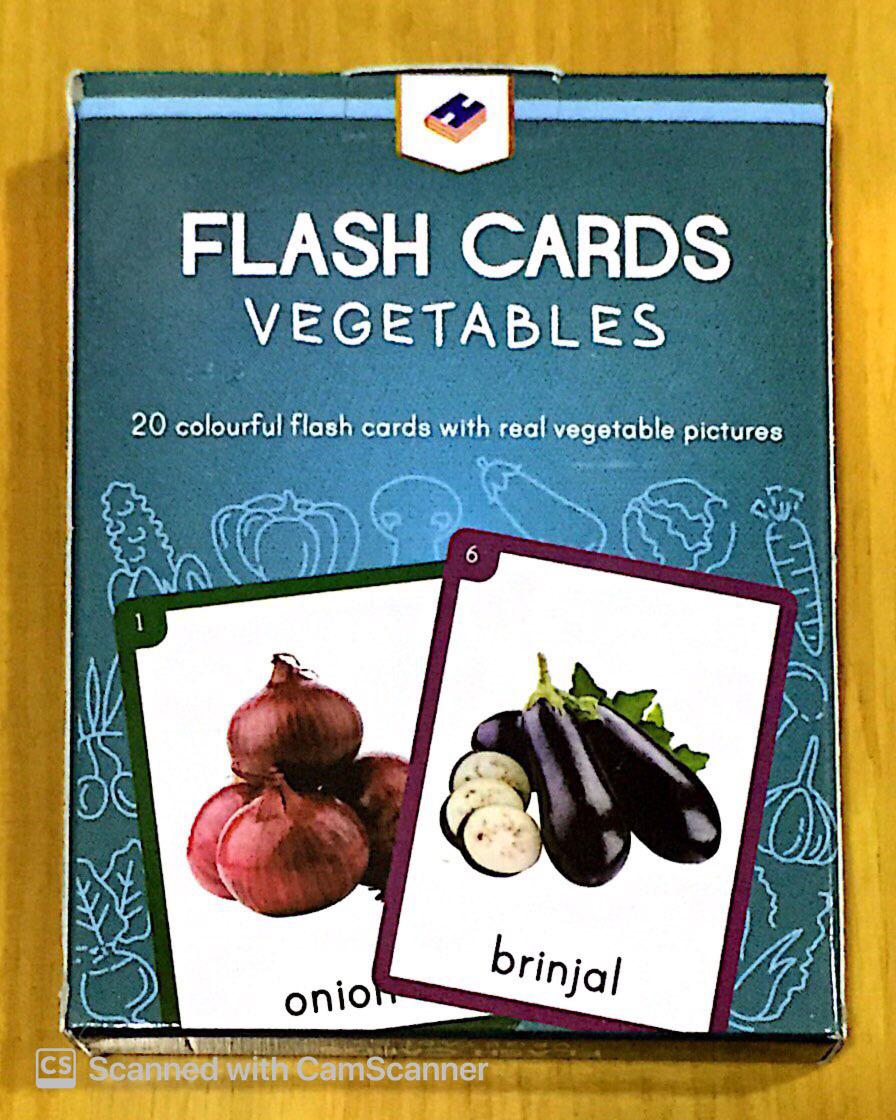 Flash Cards Vegetables | Daraz.lk