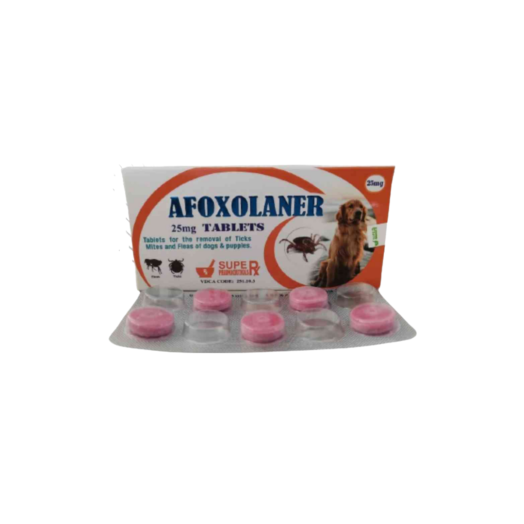 Afoxolaner Tablets 25mg fleas And Ticks | Daraz.lk