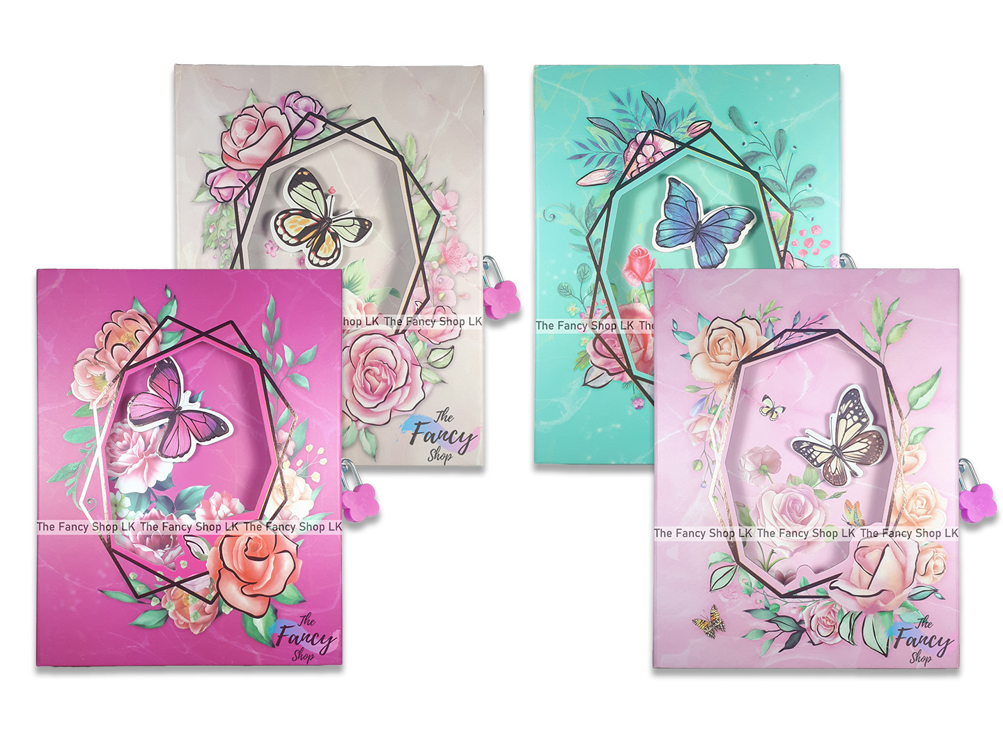 Notebook Diary Autograph Lockable 32k (13cmx19cm) Lock and Key System ...