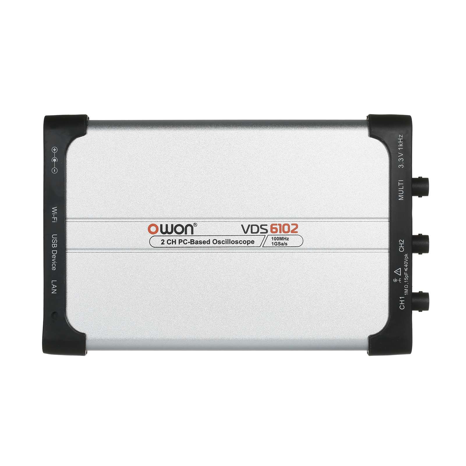 Owon VDS6102 USB PC Virtual Oscilloscope 2 Channel 100 MHz 1Gsa/s 8bits ...