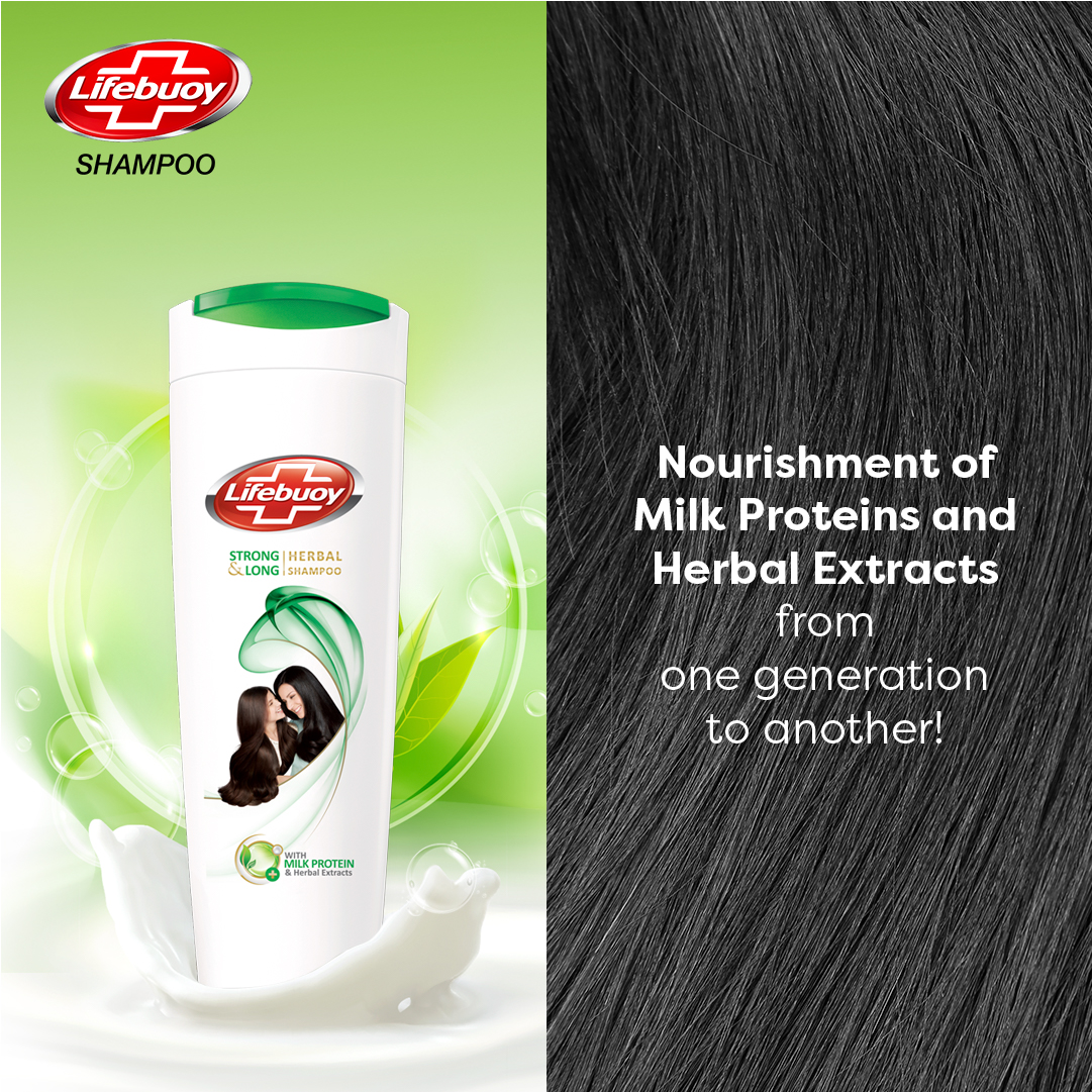 Lifebuoy Strong & Long Herbal Shampoo, 175ml | Daraz.lk