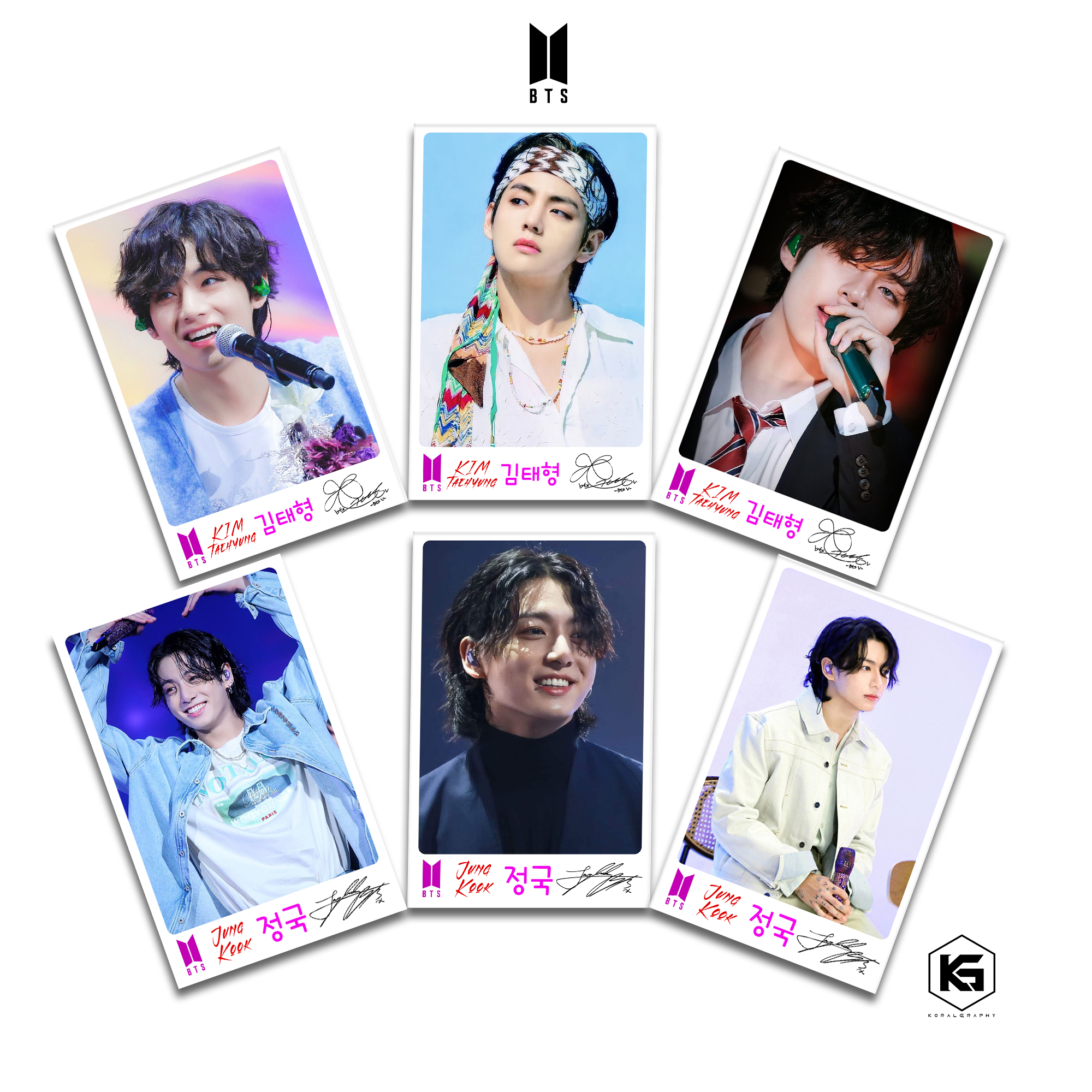32pcs KPOP BTS Photocards Jung Kook, Taehyung, Jimin, SUGA, Jin, RM, J ...