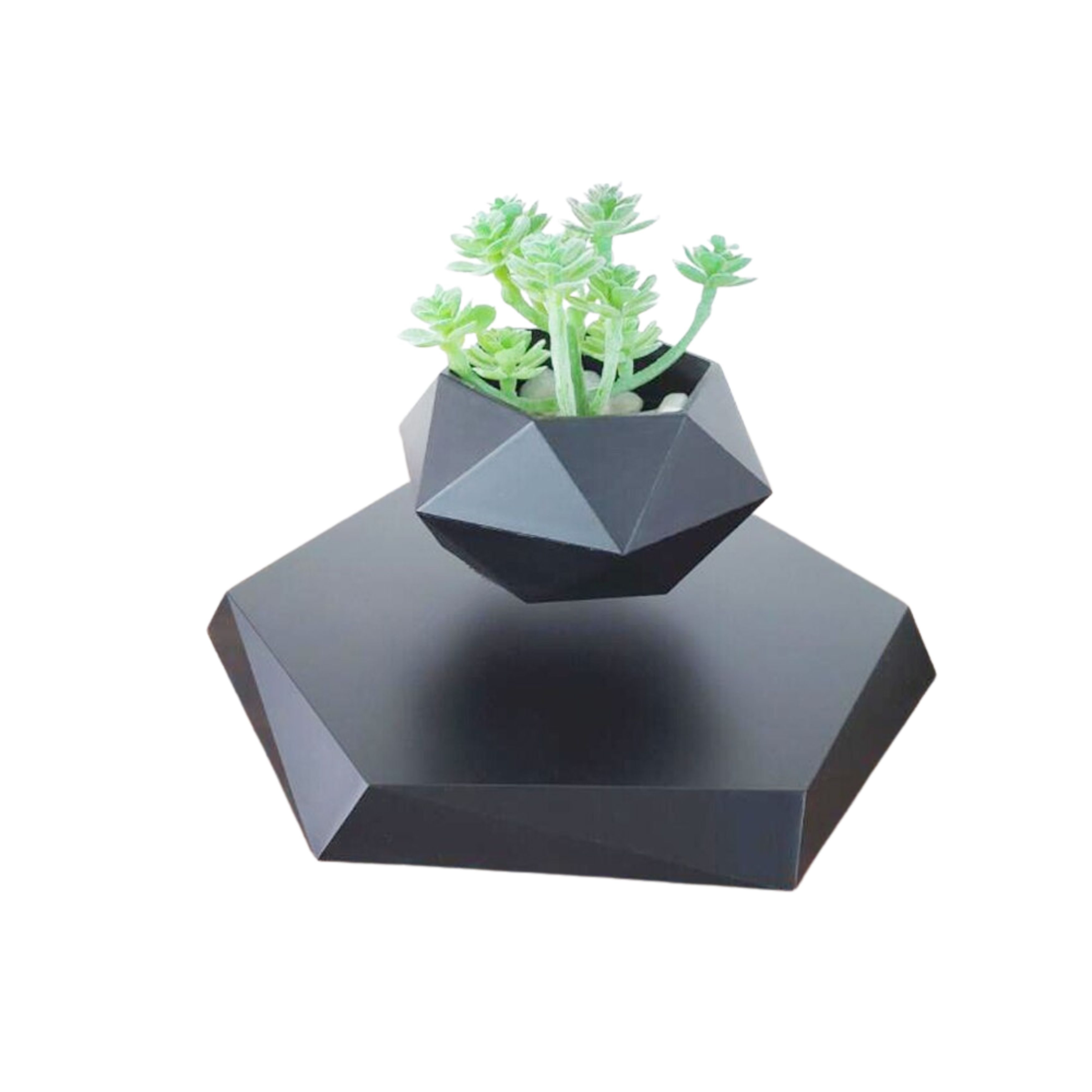 Floating Magnetic Levitating Bonsai Flower Pot Air Plant Pot Planter ...