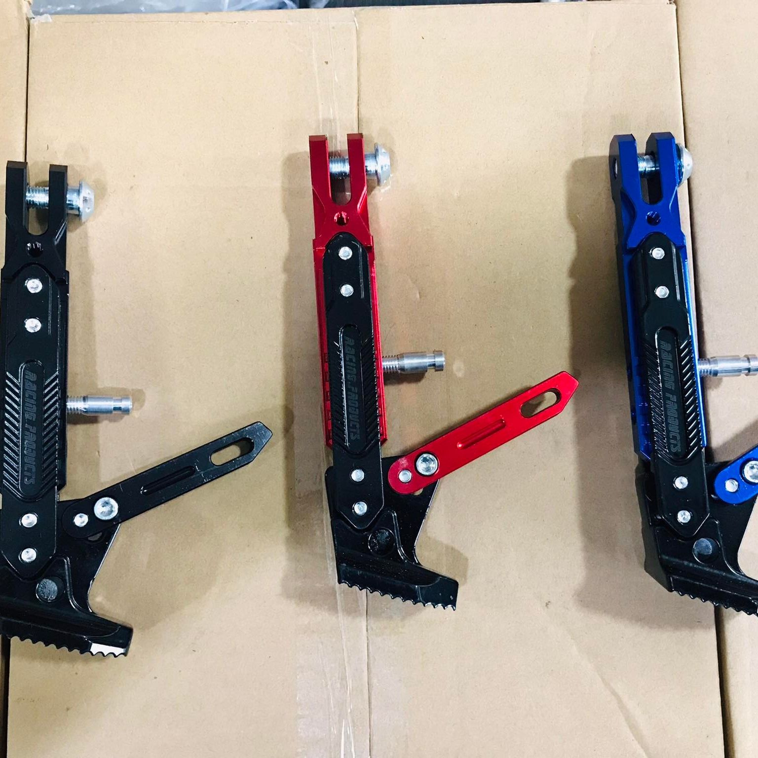 Motorcycle Scooter Adjustable Side Stand | Daraz.lk