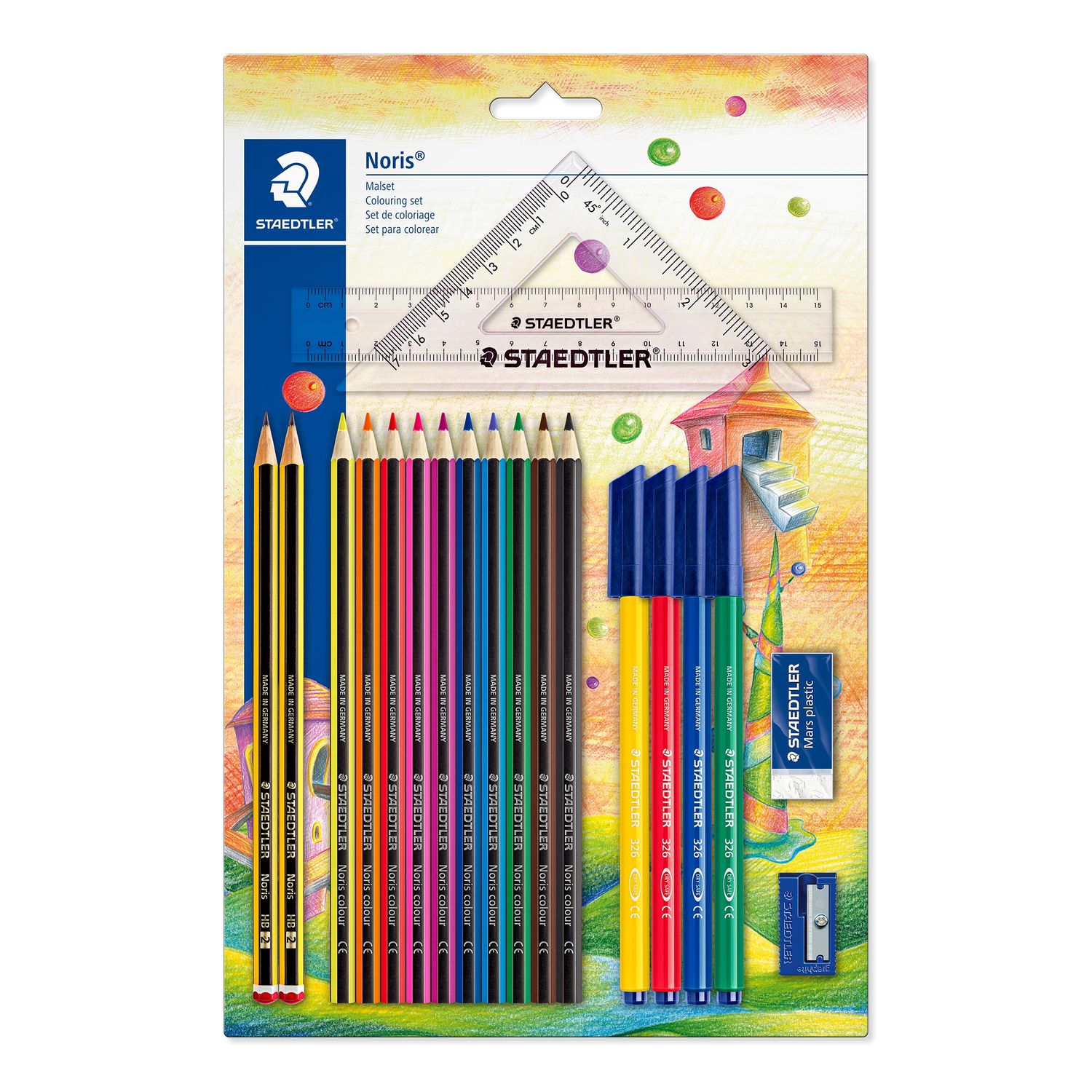 STAEDTLER® Noris 61 SET42 School Set of 19pcs | Daraz.lk