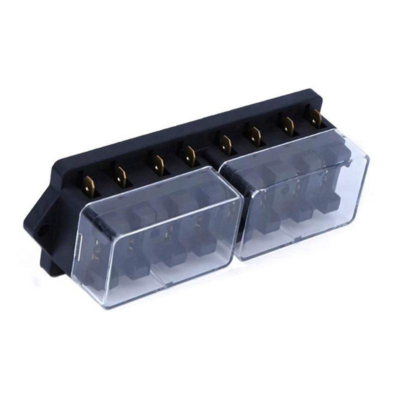 8-Way Car Medium Insert Fuse Box Multi-Way Overload Modified Base ...