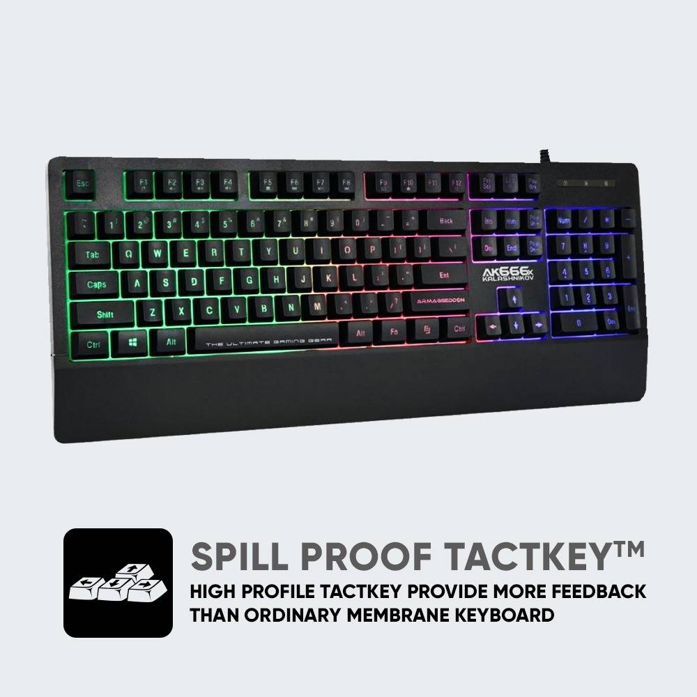 Armaggeddon AK666x Gaming Keyboard | Daraz.lk