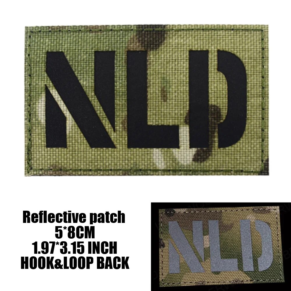 NLD Netherlands Flag Infrared Reflective IR Patch Badge Holland DSI ...
