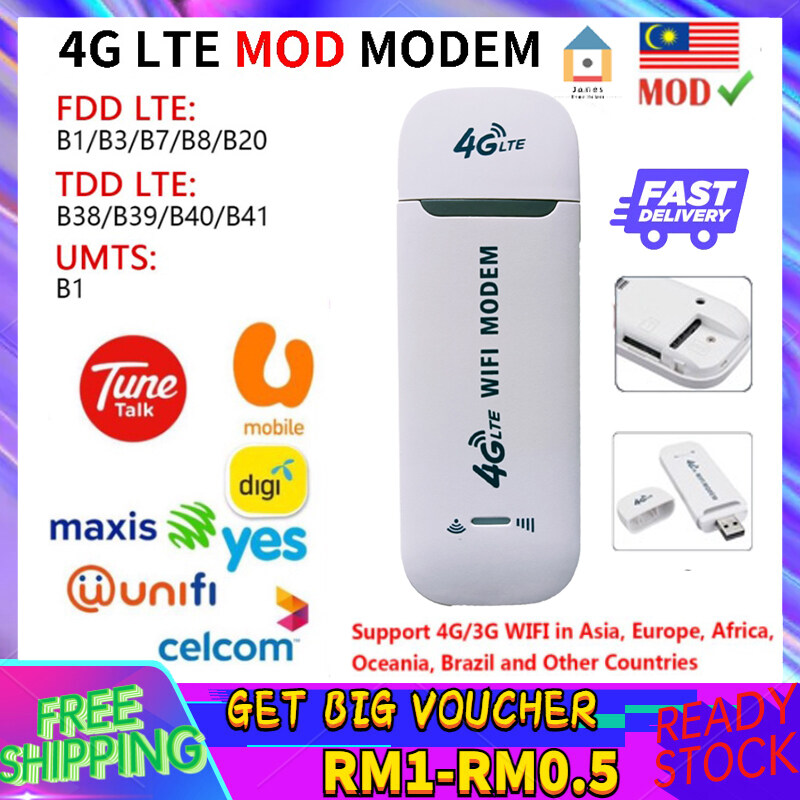 【Malaysia Spot Sale】Modified / Modded/ Unlocked RS810 mifi 4G LTE ...
