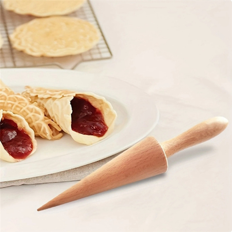【Online】 Ice Waffle Cone Roller, Strong and Smooth Cone Roller, Wooden ...