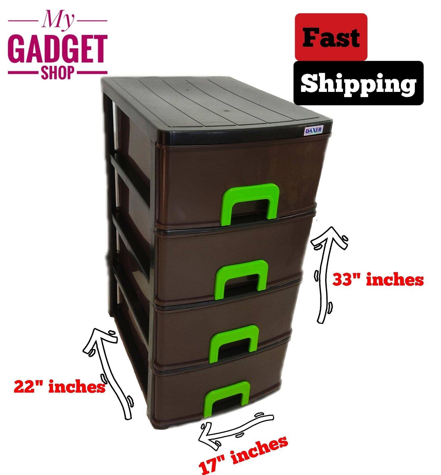 Damro Drawer 4 in 1 Daxer Cupboard Plastic Heavy Duty wardrobe baby ...