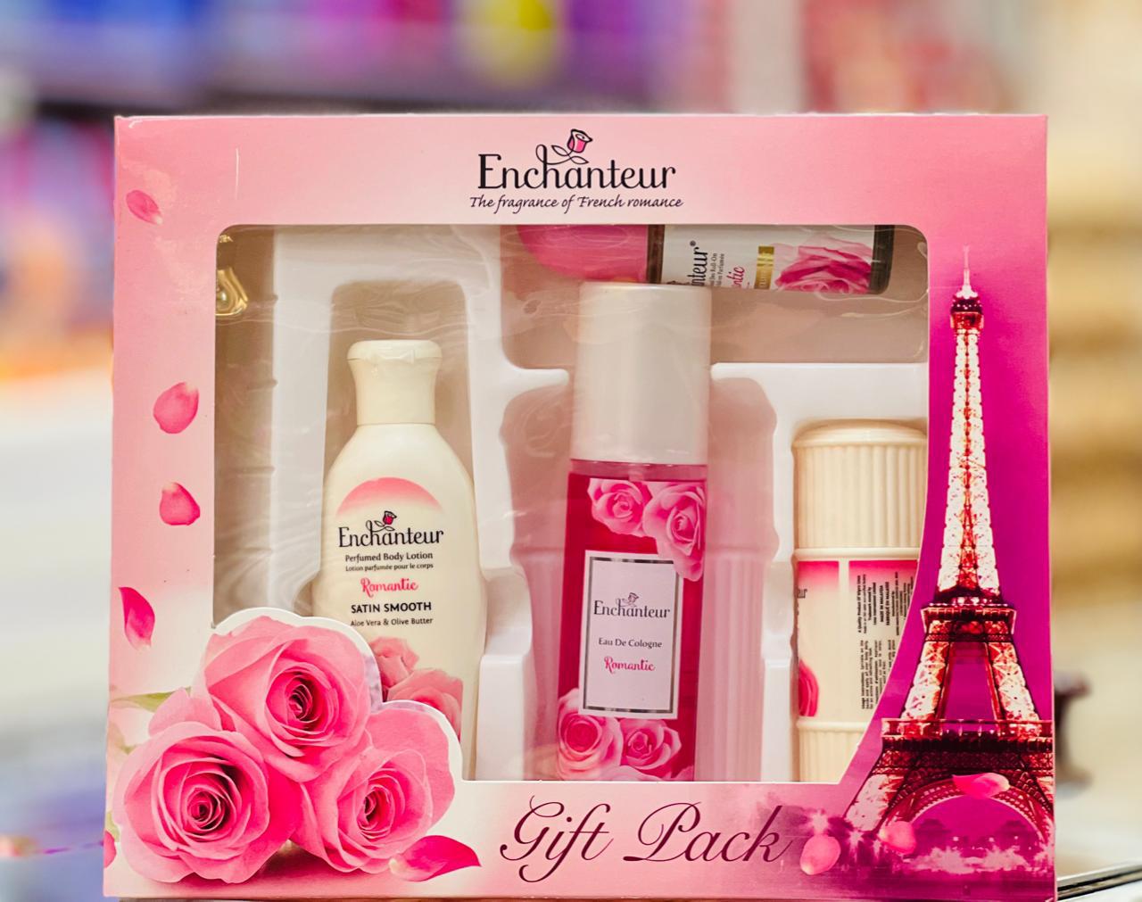 Enchanteur Romantic Gift Pack 4 in 1 combo pack | Daraz.lk