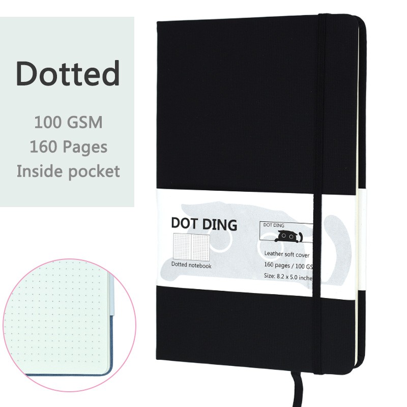【MINISO】👍👍 A5 Dotted Notebook 100 GSM 160 Journal Notebooks And ...