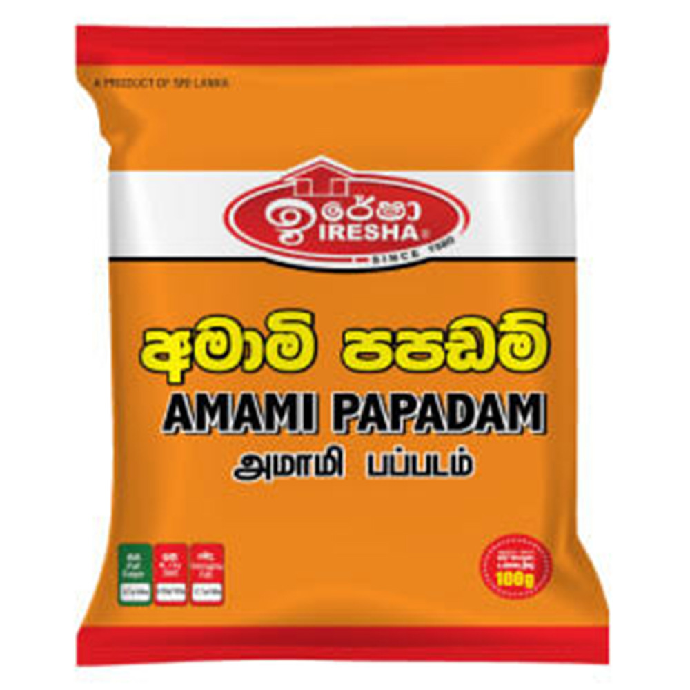 Iresha Amami Papadam - Packet 100G | Daraz.lk