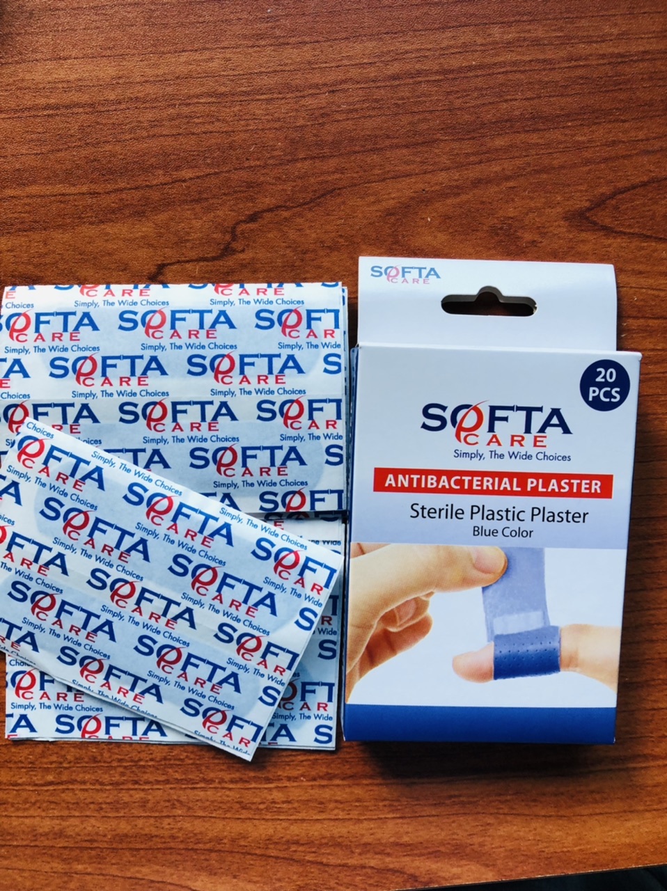 First Aid Sterile Plastic Plaster (Blue Color) 20Pcs Pack | Daraz.lk