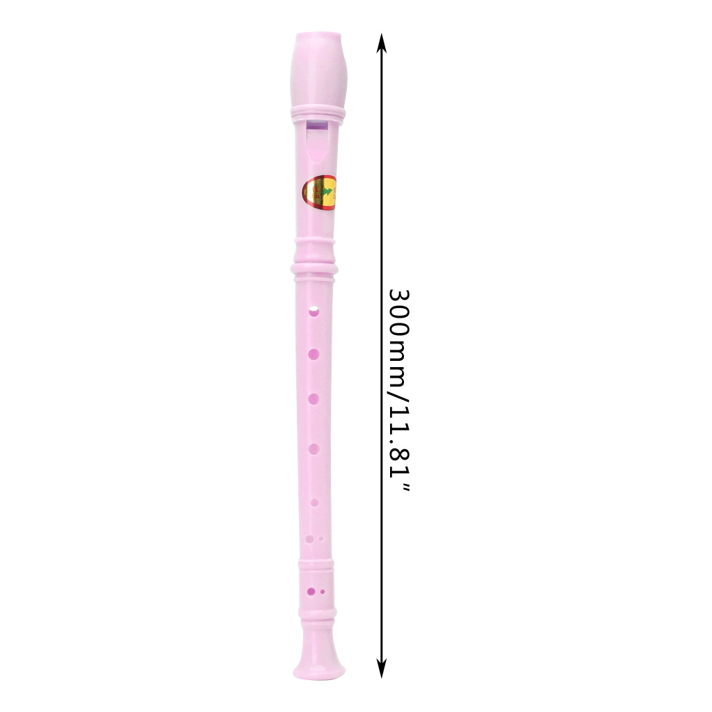 Plastic 8 Holes Musical Soprano Recorder Flute Long | Daraz.lk