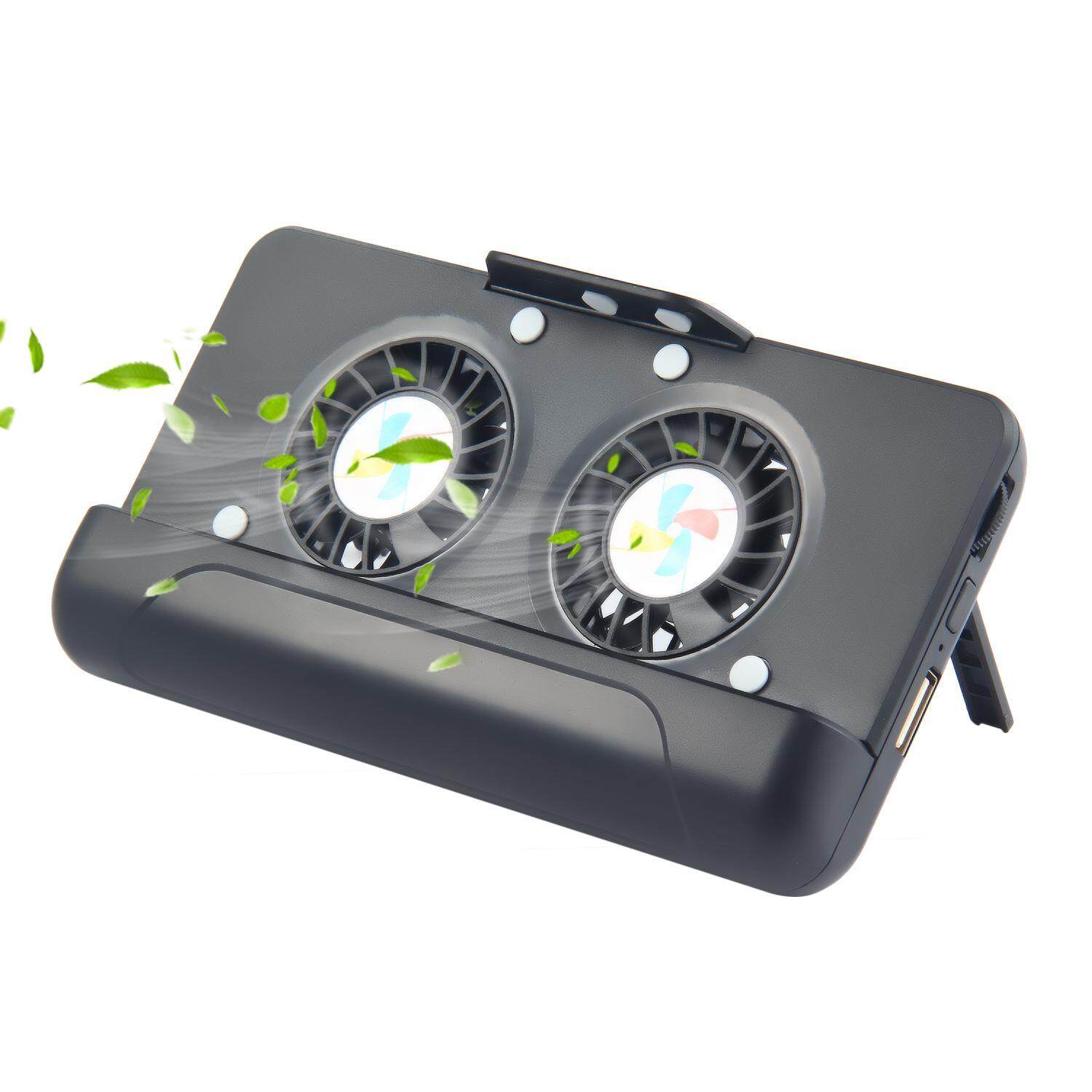 USB Phone Fan 3 In 1 Portable Rapid Phone Cooling Fan Stand Holder ...