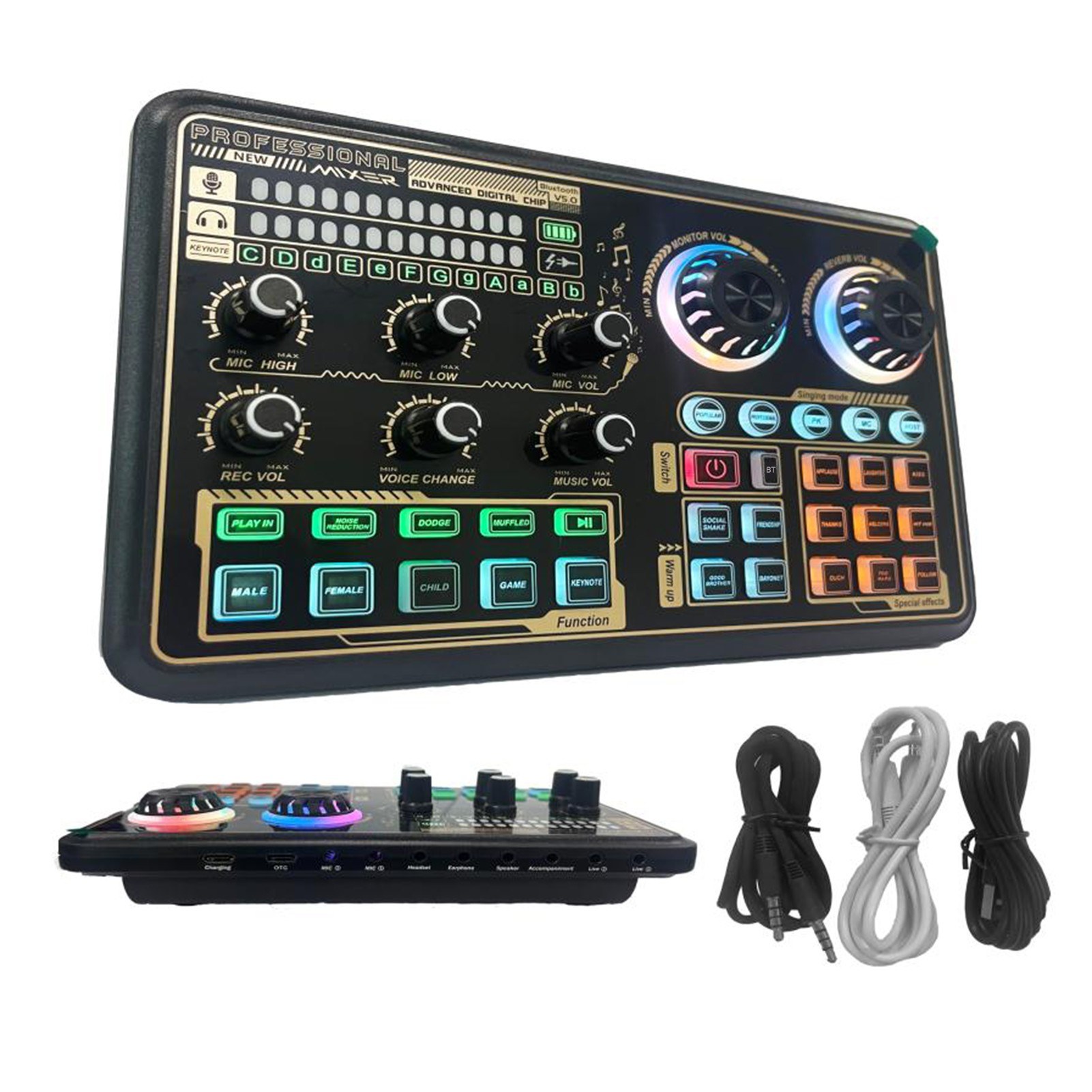 SK600 Multifunction Digital Audio Mixer External Sound Card | Daraz.lk