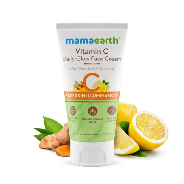 Vitamin C Daily Glow Face Cream With Vitamin C & Turmeric for Skin ...